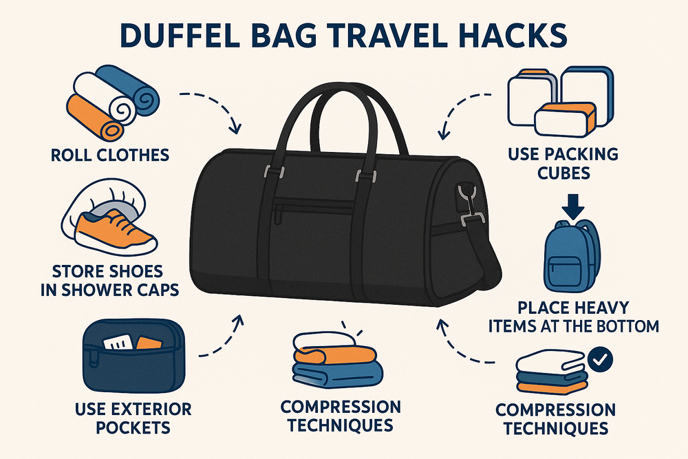 Duffel Bag Travel Hacks: Pack Smartly | Patchee BD