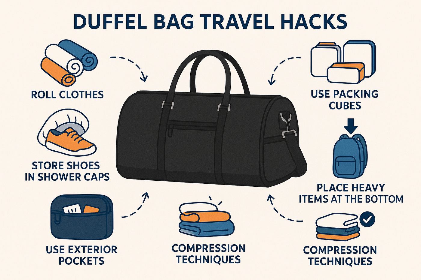 Duffel Bag Travel Hacks: Pack Smartly | Patchee BD