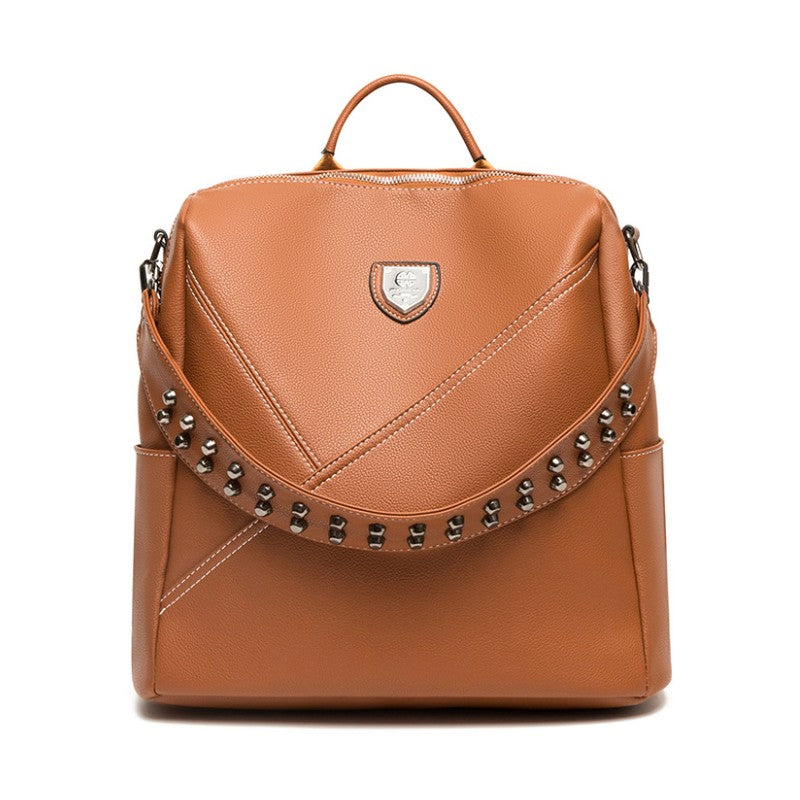 Stylish Splice Design Large Capacity Backpack